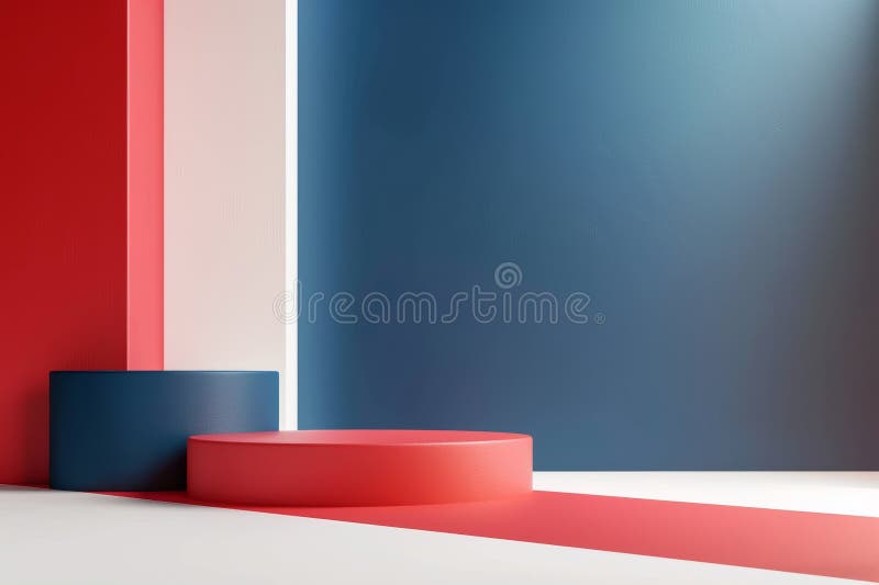 Clean and Elegant Backdrop with Patriotic Colors for Patriot Day. Stock ...