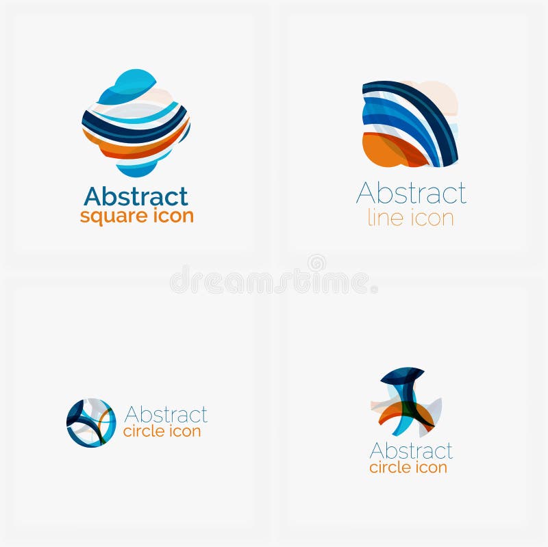 Clean Elegant Circle Shaped Abstract Geometric Stock Vector ...