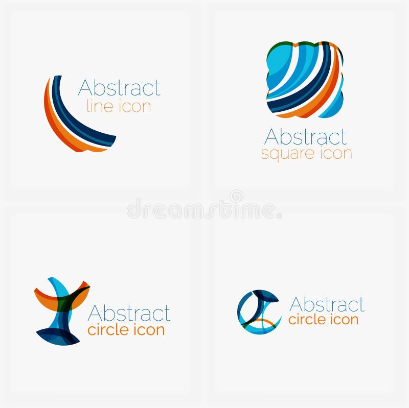 Clean Elegant Circle Shaped Abstract Geometric Stock Vector ...
