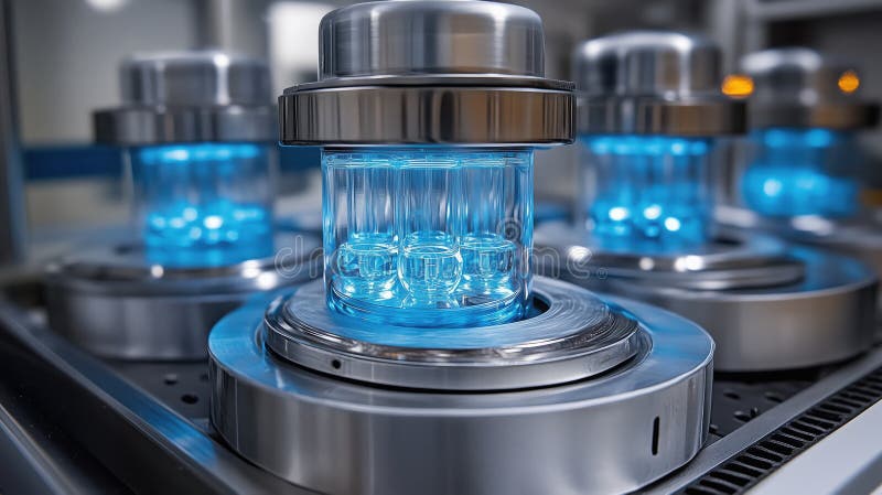 Clean and Elegant Visualization of Laboratory Equipment with Blue ...
