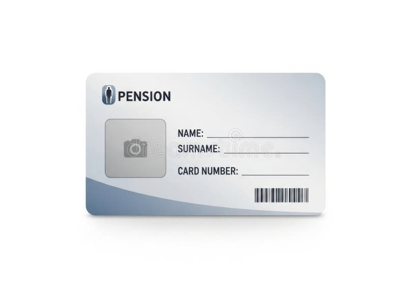 Identification Card Template Stock Illustrations – 15,607 ...