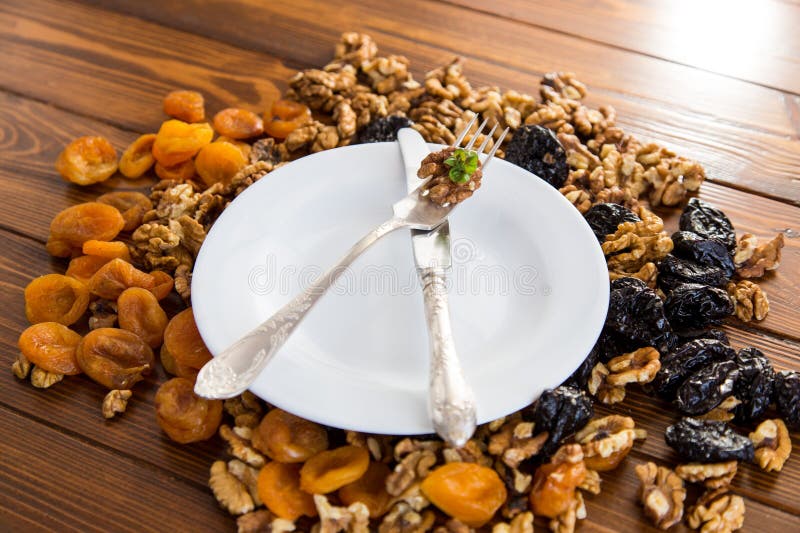 Clean Empty Plate and Natural Products for Healthy Eating in a ...