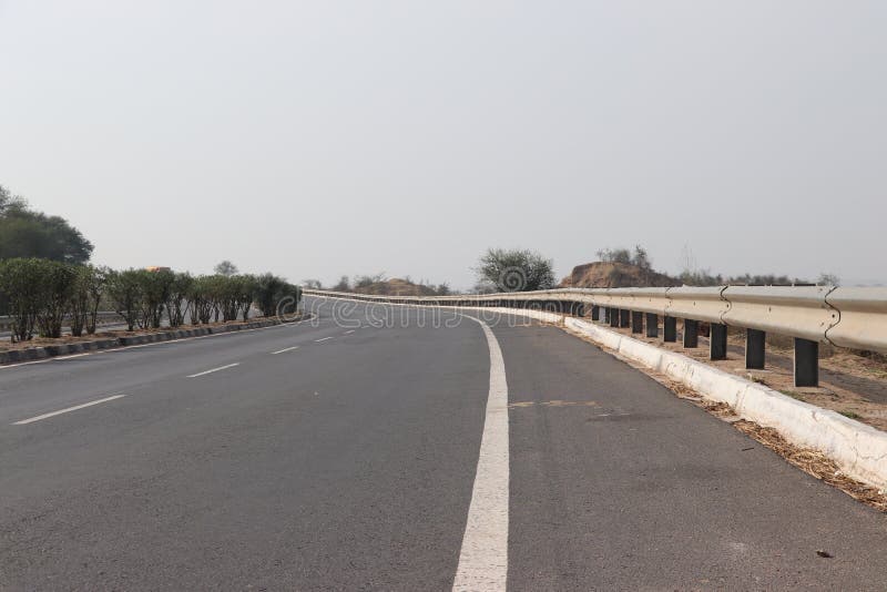 A Clean and Empty Road, Apt for a Long Drive Stock Image - Image of ...