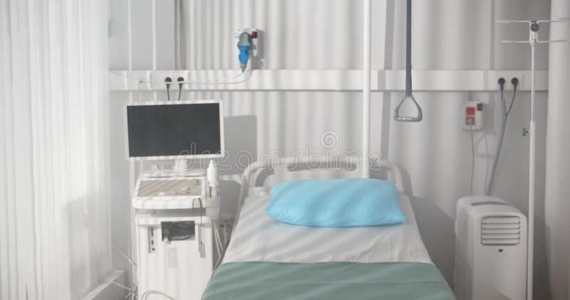 Clean and Empty Room with a Bed in New Medical Center Stock Footage ... Clean and Empty Room with a Bed in New Medical Center Stock Footage ...