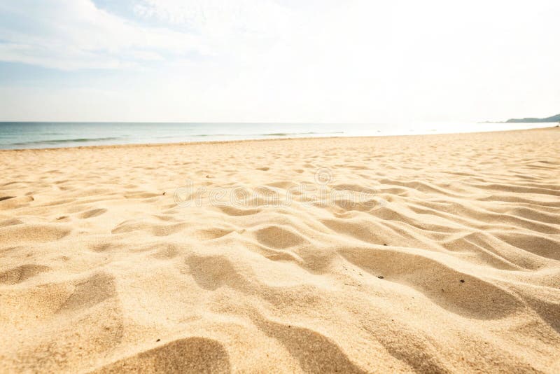 Sand Background. Summer Beach Texture. Top View. Copy Space Stock ...