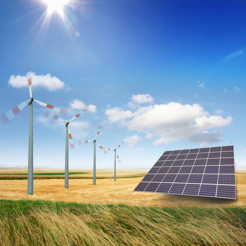 Clean energy stock image. Image of global, generation - 25199801