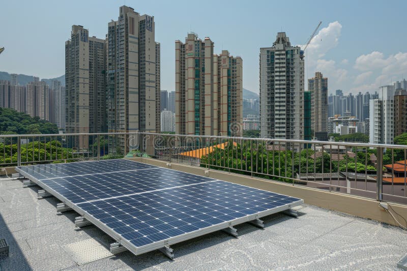 Clean Energy in the City Solar Panels Transform Rooftop into ...