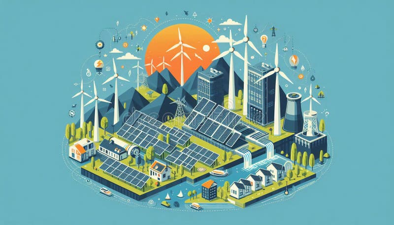 Clean Energy Grid and Renewable Power Vectorhopping and E-Commerce ...