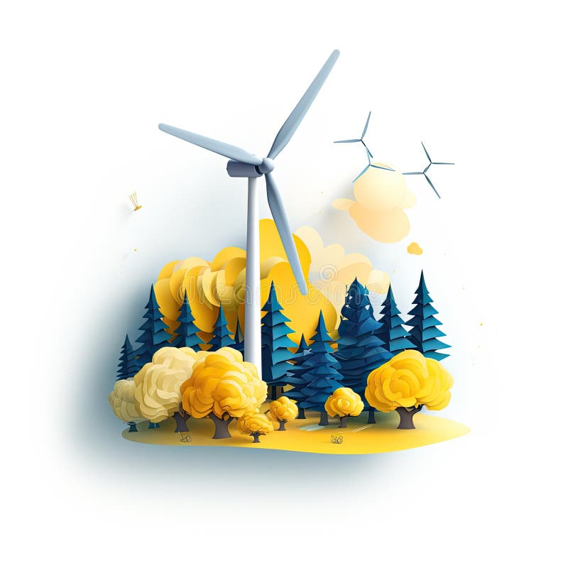 Clean Energy Illustration Concept Stock Illustration - Illustration of ...