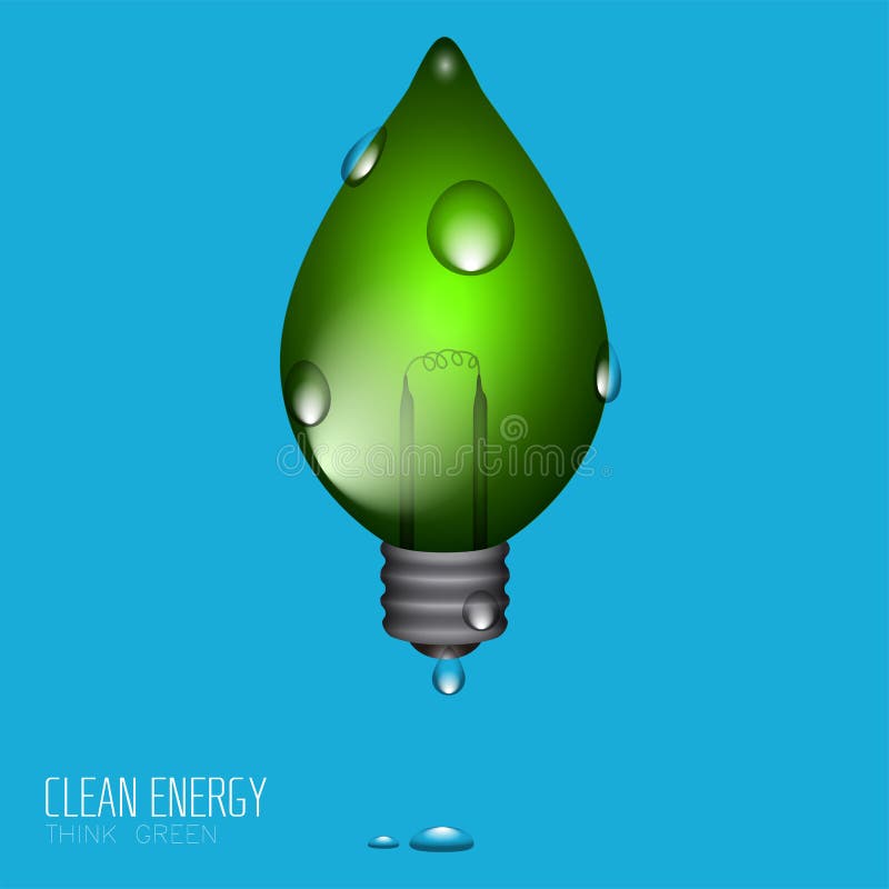 Clean energy illustration stock vector. Illustration of clean - 169631476