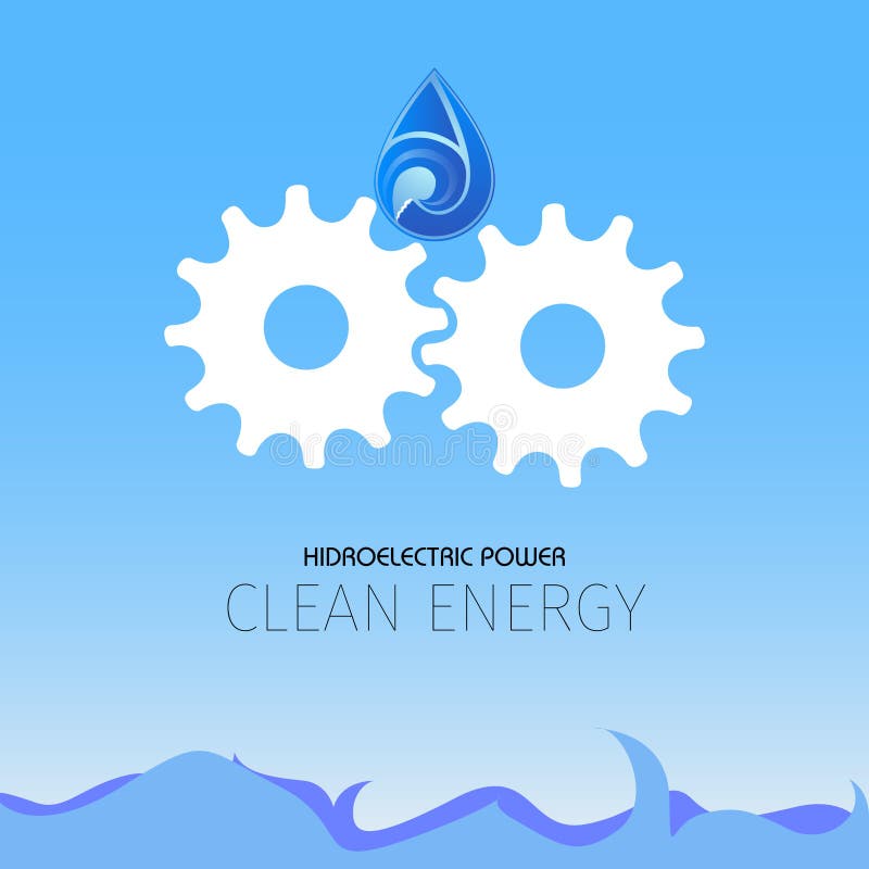 Clean energy illustration stock illustration. Illustration of ...