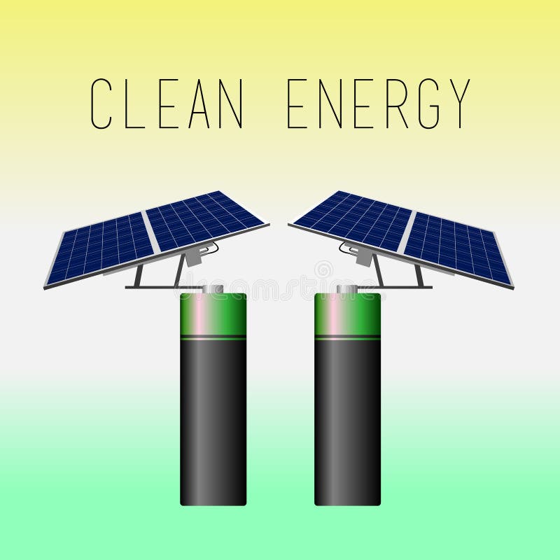 Clean energy illustration stock illustration. Illustration of clean ...