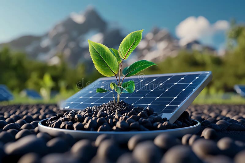 Clean Energy Innovation is Depicted in a Futuristic Illustration of a ...