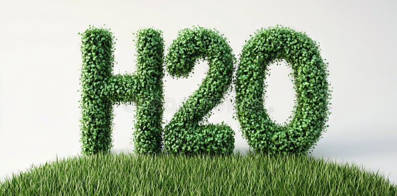 Clean Energy is Represented by the Image of White H2 Hydrogen Text on a ...