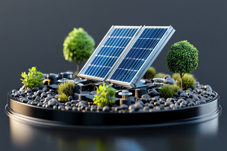 Clean Energy Technological Advancements are Depicted in a Detailed ...