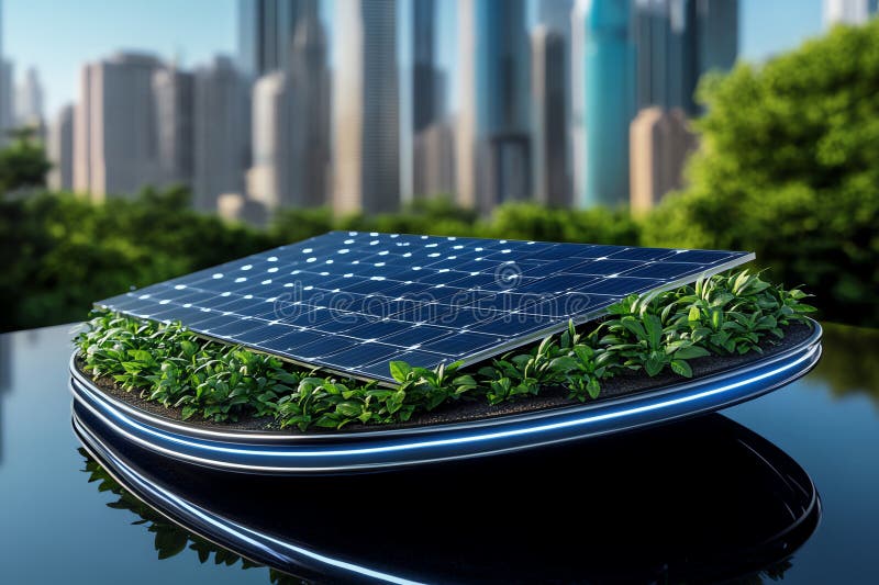 Clean Energy Technological Breakthroughs are Depicted in a Futuristic ...