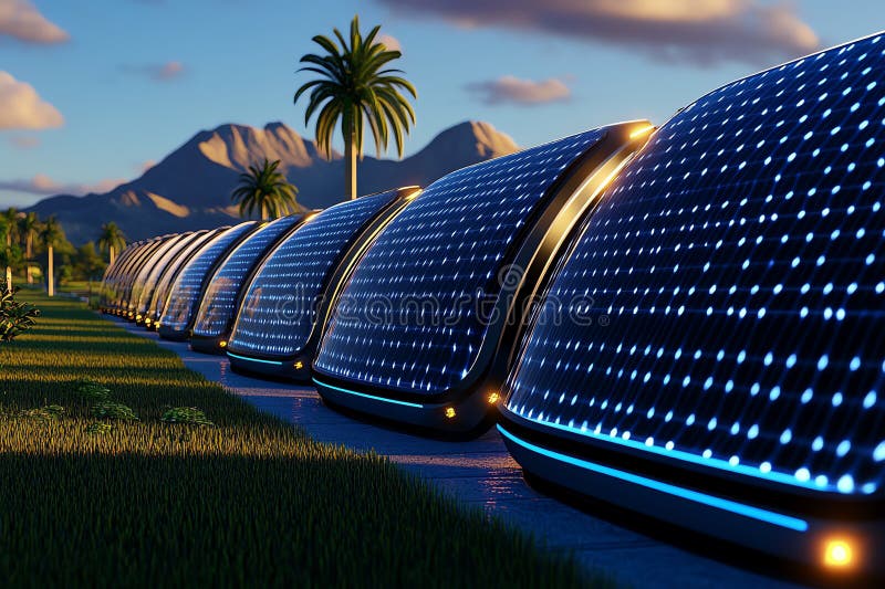 Clean Energy Technological Breakthroughs are Depicted in a Futuristic ...