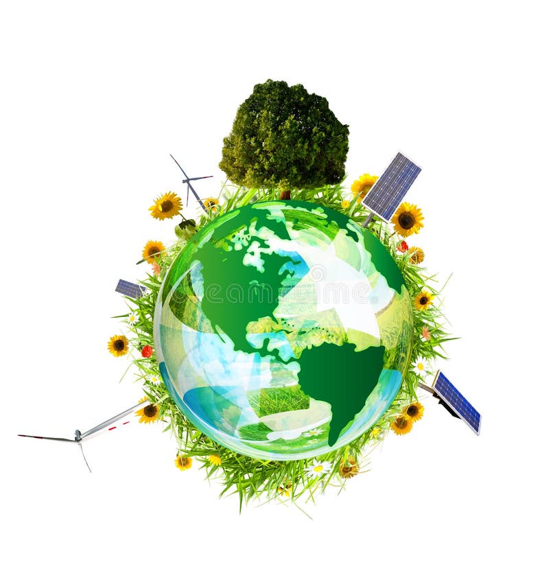 Clean Environment Concept 4 Stock Illustration - Illustration of ...