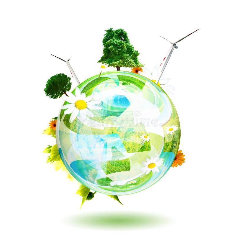Clean environment concept stock illustration. Image of ecology - 8514114