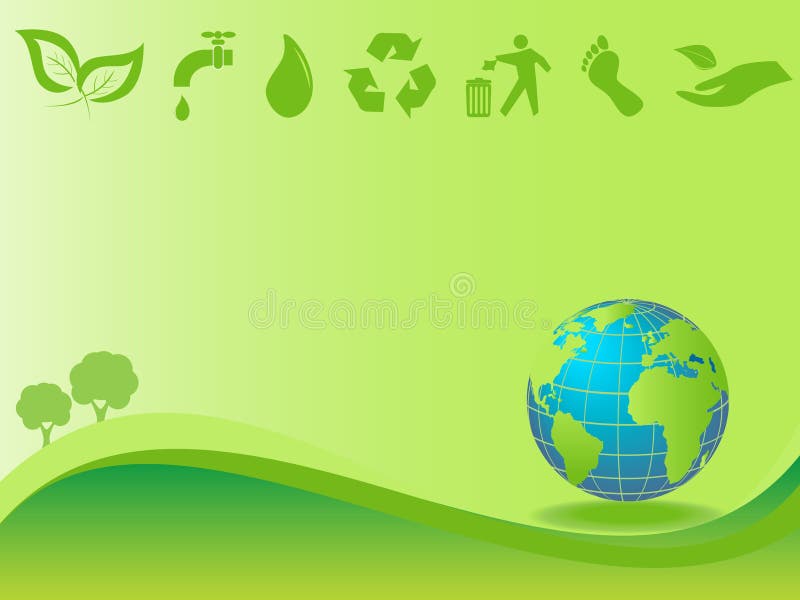 Clean Environment and Earth Stock Vector - Illustration of graphic ...
