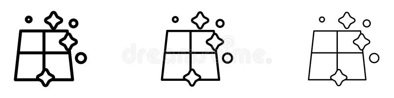 Clean Floor Surface Icon Vector Stock Illustration - Illustration of ...