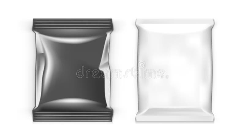 Clean Foil Aluminium and Paper Isolated on White Stock Vector ...