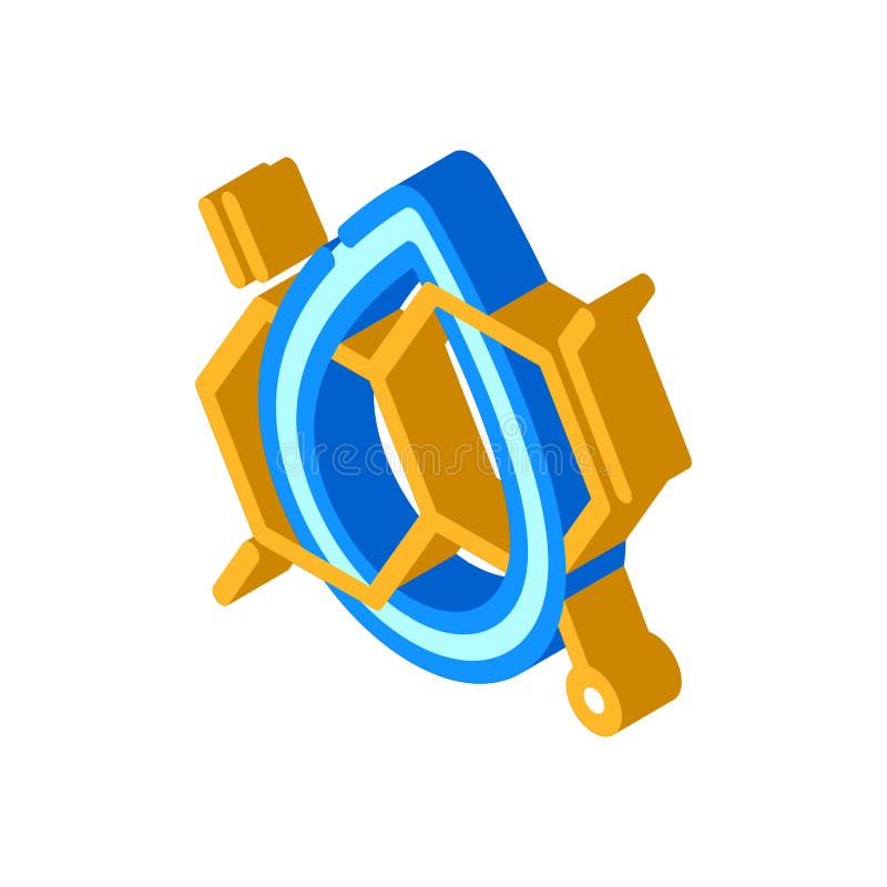 Clean Formula Label Product Caution Isometric Icon Vector Illustration ...