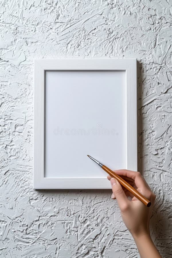 Clean Frame with Empty Space for Art or Message Stock Illustration ...