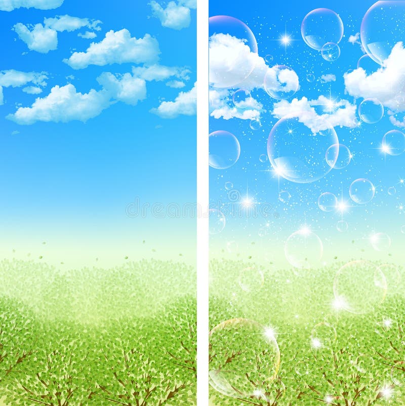 Clean Fresh Green Background Illustrations Stock Illustration ...
