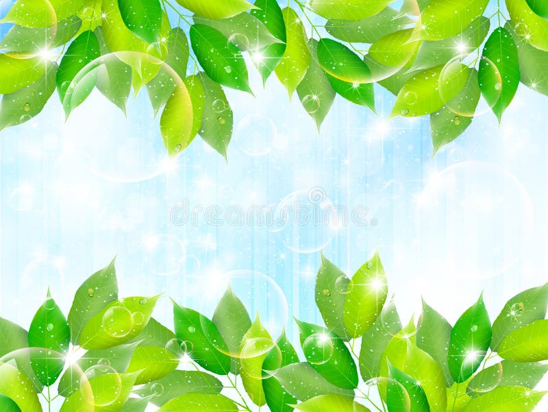 Clean Fresh Green Background Illustrations Stock Illustration ...