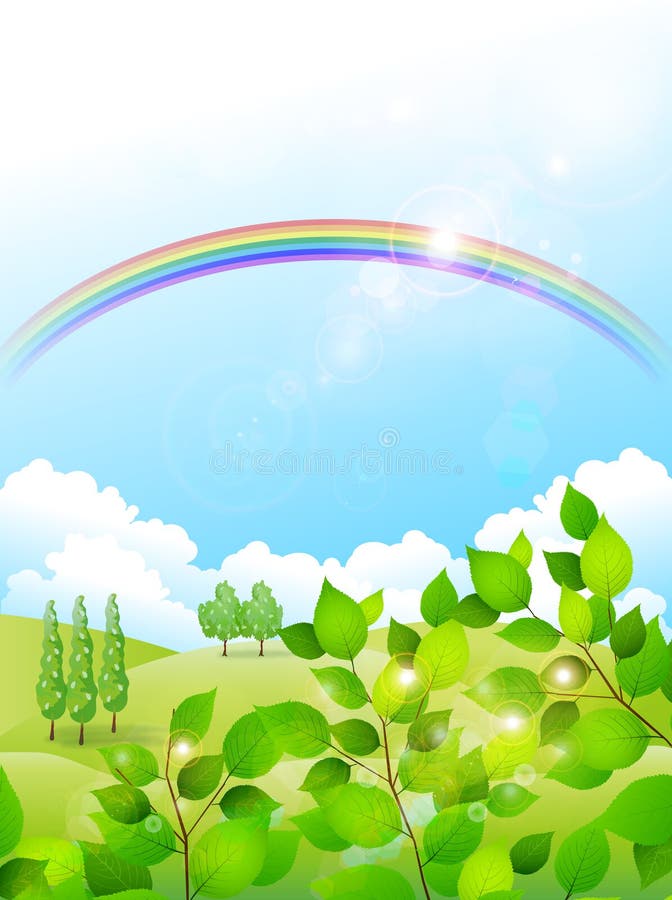 Clean Fresh Green Background Illustrations Stock Illustration ...
