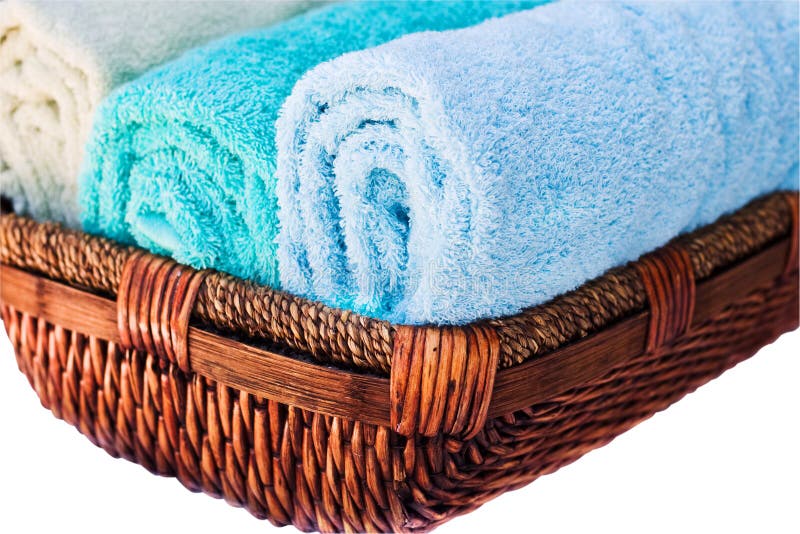 Clean fresh towels stock photo. Image of beauty, fluffy - 10669084