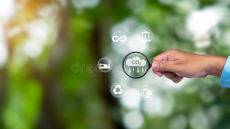 A Clean and Friendly Environment without Carbon Dioxide Emissions, Hand ...