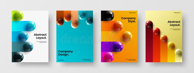 Clean Front Page Vector Design Concept Composition Stock Vector ...