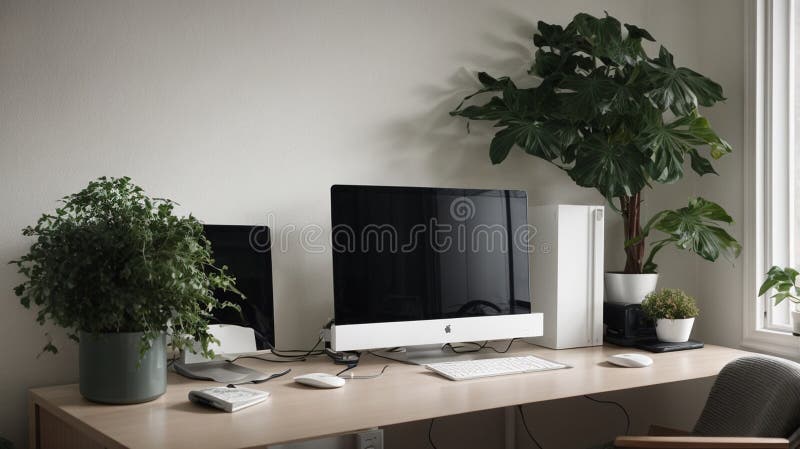 Clean and Functional Digital Representation of a Minimalist Workspace ...
