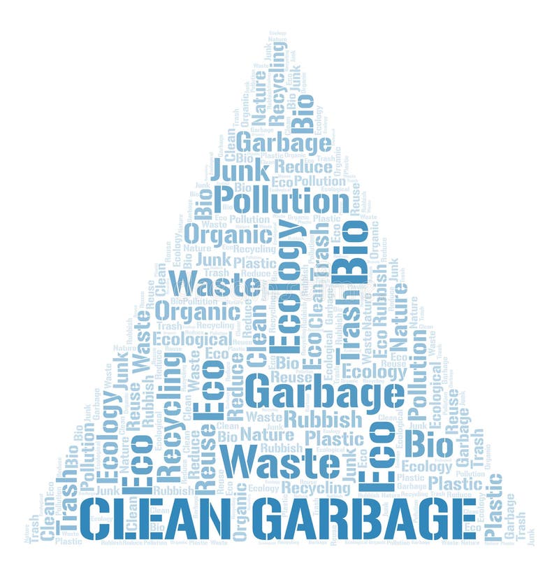 Clean up garbage concept stock vector. Illustration of people - 232412556