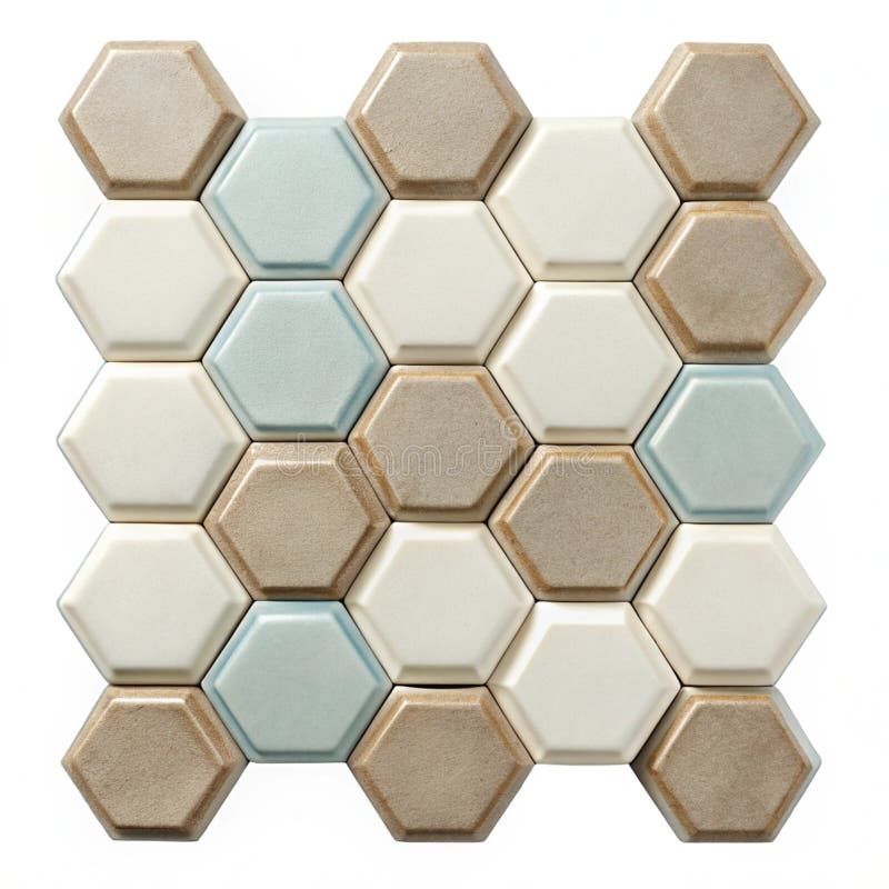 Hexagonal Tile Design stock illustration. Illustration of clean - 367123257