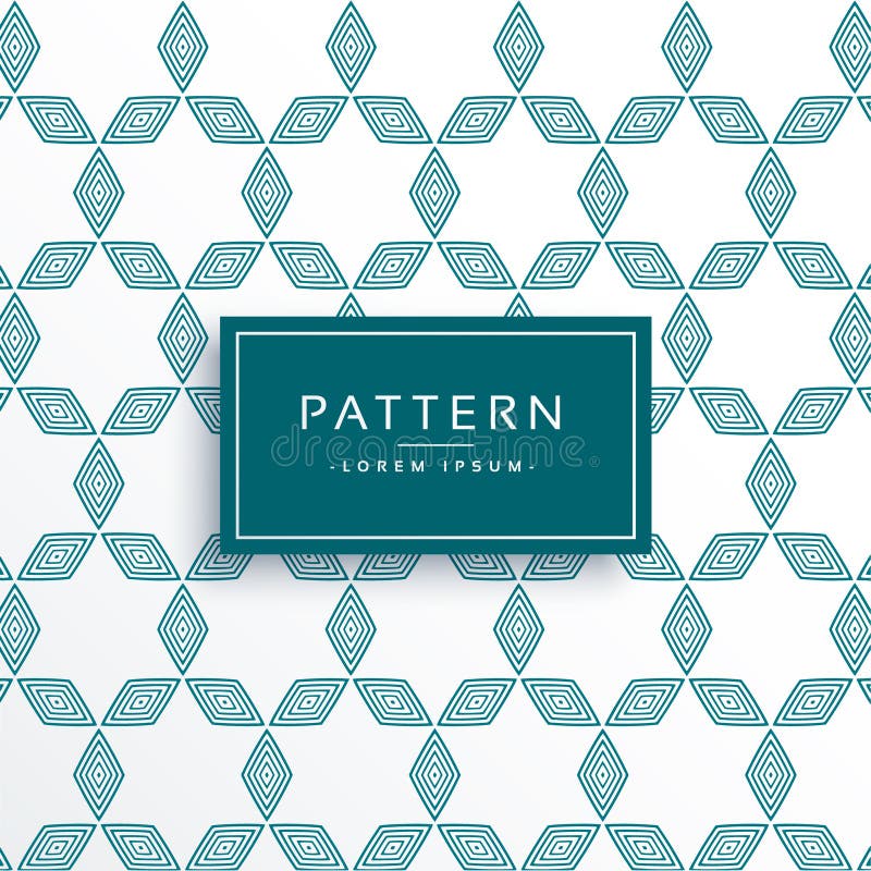 Clean Geometric Lines Pattern Design Stock Vector - Illustration of ...