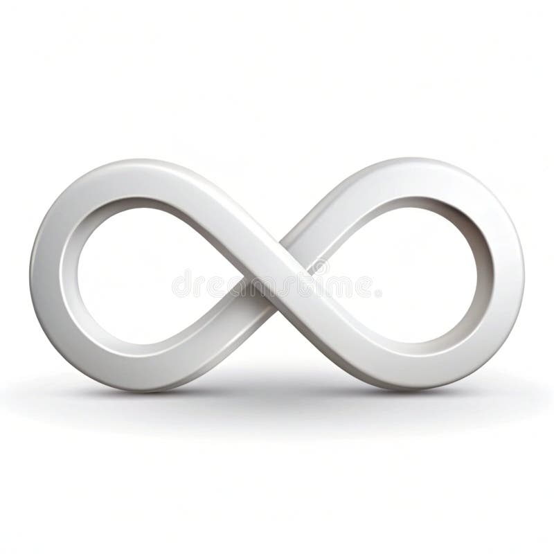 Geometric Infinity Symbol stock illustration. Illustration of design ...