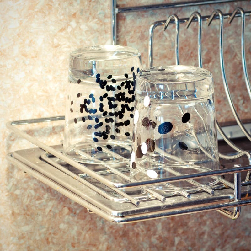 Clean glass stock photo. Image of drying, neat, glass - 33692576