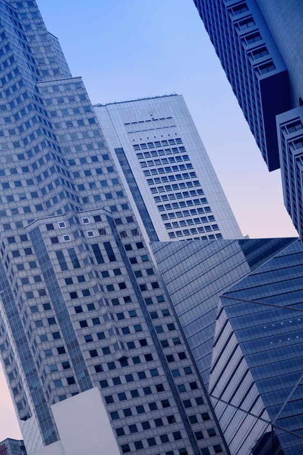 Clean Glass Wall of Modern Skyscrapers Stock Photo - Image of detail ...