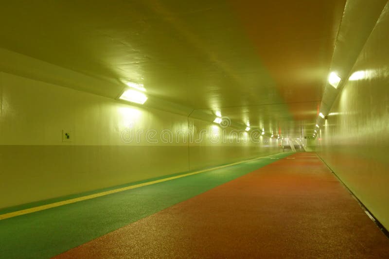 Underpass Crossing Under the Highway Stock Photo - Image of trains ...