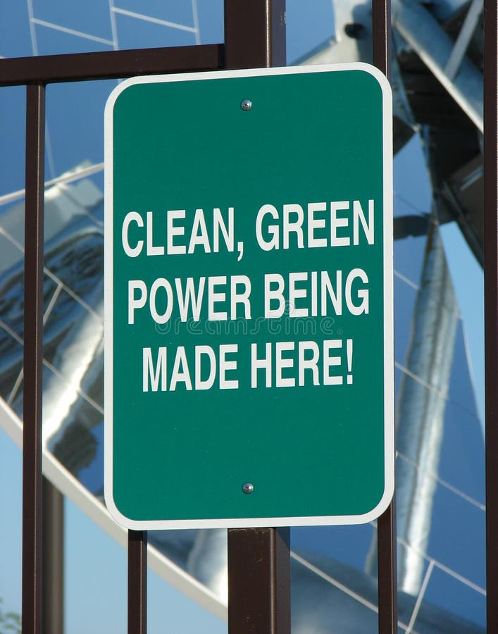 Green Power Plug into Power Outlet Stock Image - Image of household ...