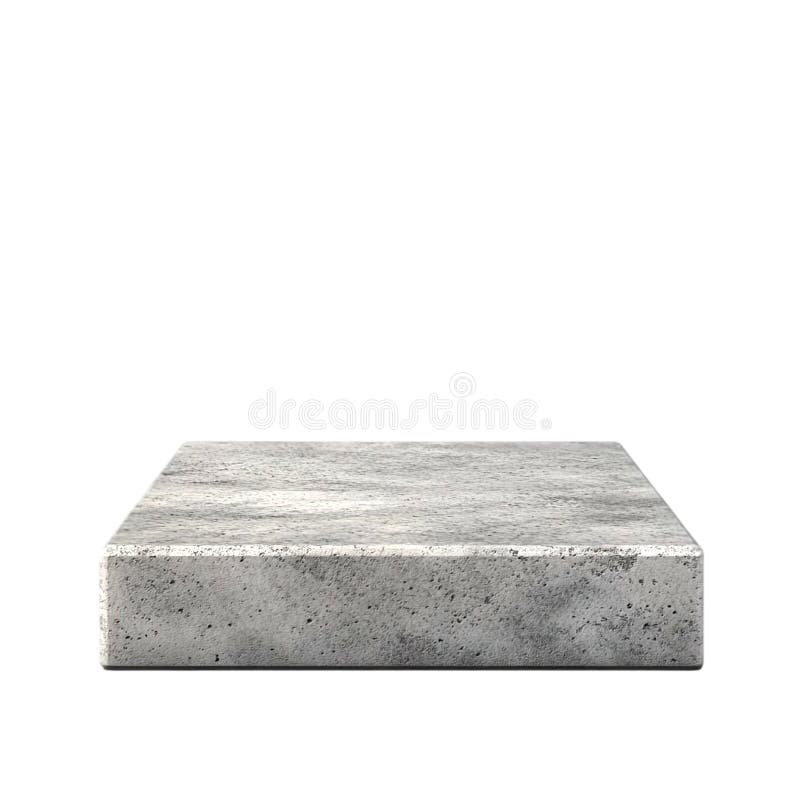 Grey Concrete Square Platform Product Display Stand 3d Base Stone Shelf ...