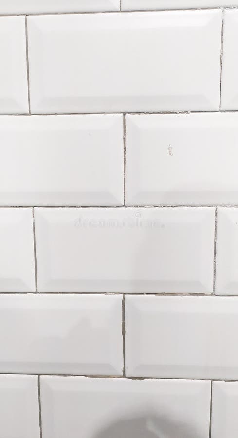A Clean, Horizontal Arrangement of White Square Tiles Stock Photo ...