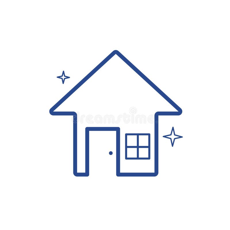 Clean House. Vector Illustration Decorative Design Stock Vector ...