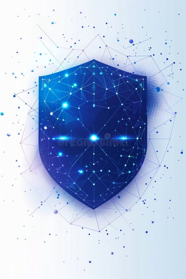 Clean Icon Representing Network Security. Stock Illustration ...