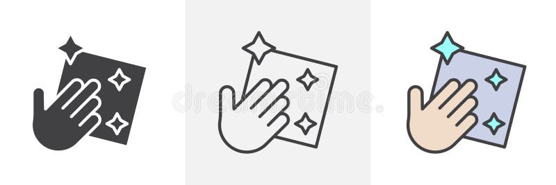 Clean icon vector stock illustration. Illustration of hygiene - 348467963