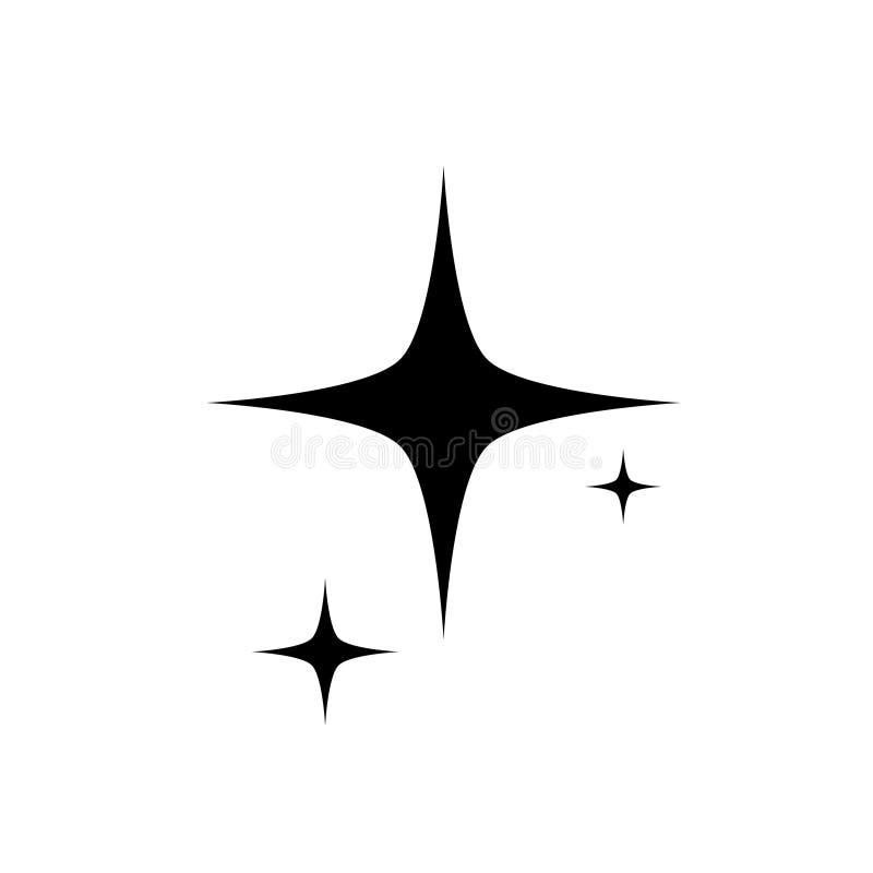 Clean Icon Vector. Star, Shine, Sparkles Concept Stock Vector ...