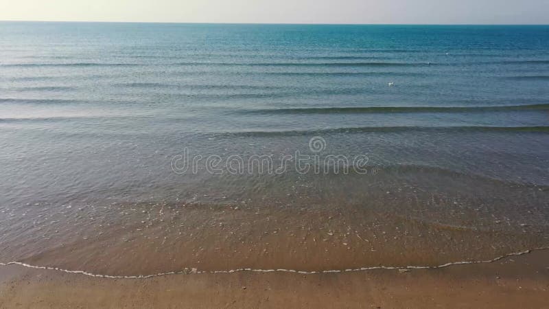 Clean Indian Beach . Ocean with Waves at Mandvi Beach Stock Video ...